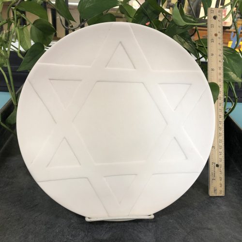 Star of David Plate -10″ - Alpaca Art
